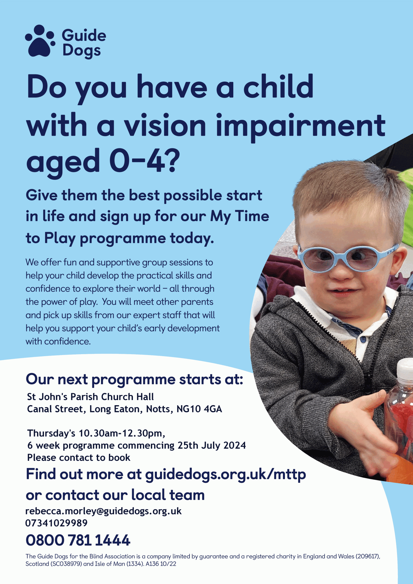 Guide Dog activities for children 0 to 12 | My Sight Notts