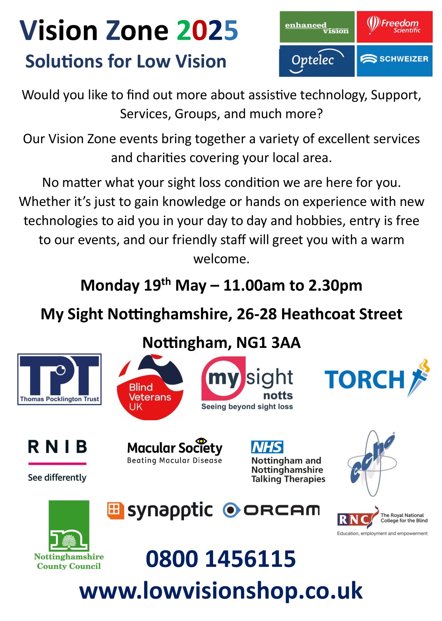 Vision Zone 2025 at My Sight Notts | My Sight Notts